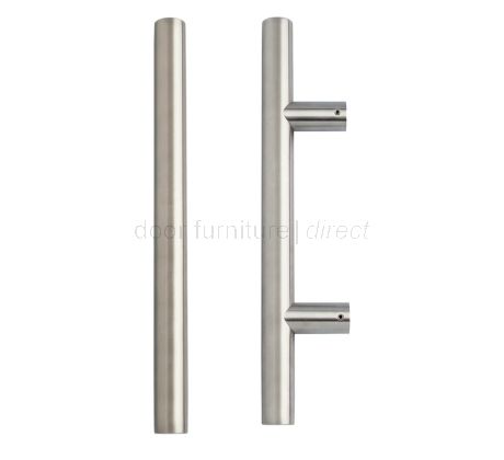 316 Stainless Steel Inline Bar Handle 1200mm – Door Furniture Direct