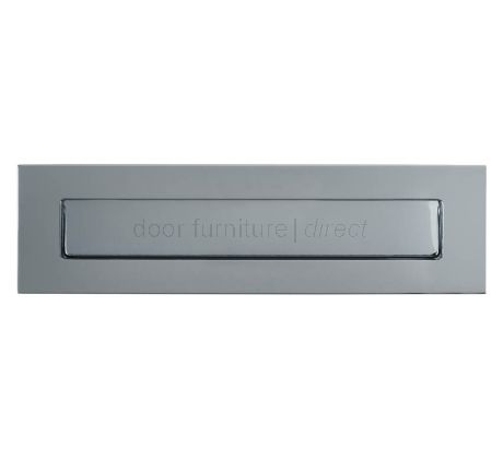 Architectural Shield External uPVC Letter Plate Hardex Chrome 317x88mm ...