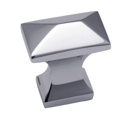 Heritage C2232 Polished Chrome Anvil Cupboard Knob – Door Furniture Direct