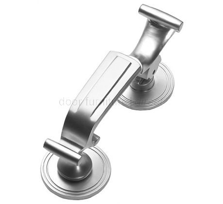 Satin Chrome Doctor Knocker 152x50mm – Door Furniture Direct