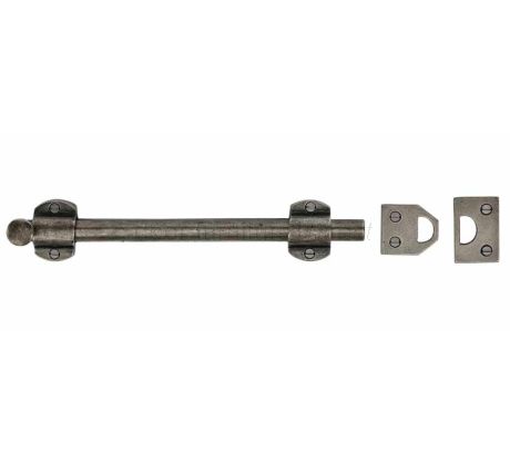 Rustic Pewter Round Door Bolt 203mm – Door Furniture Direct